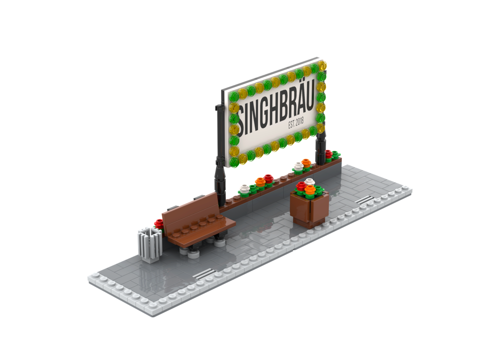 LEGO MOC Corner Extension 3 (Vintage Neon Sign) by Br1ckD3sign ...