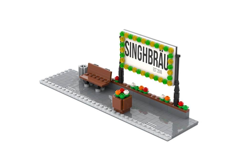 LEGO MOC Corner Extension 3 (Vintage Neon Sign) by Br1ckD3sign ...