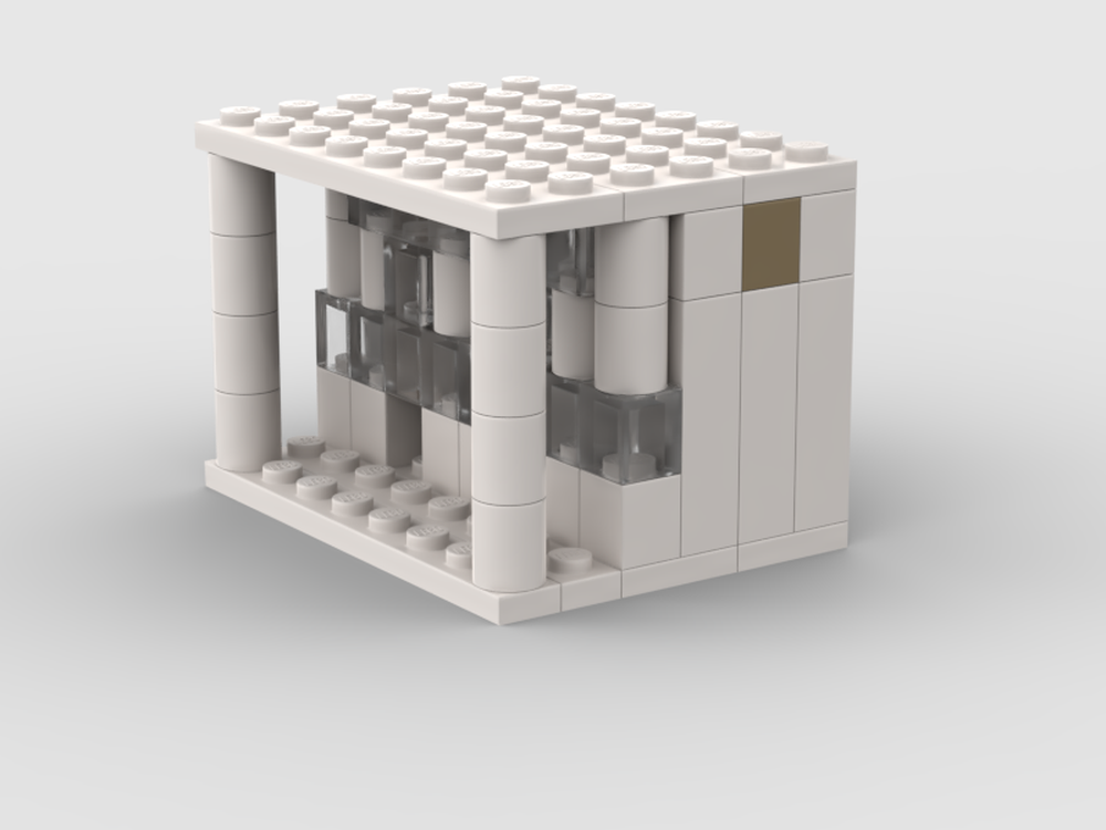 LEGO MOC Miniature Bank without Furnishings by zzviolin | Rebrickable ...
