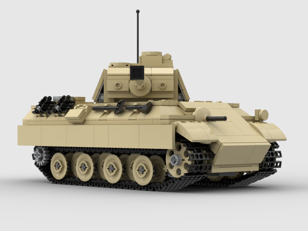 LEGO MOC WW2 Panther G German Tank (Desert) by NLBricks | Rebrickable ...