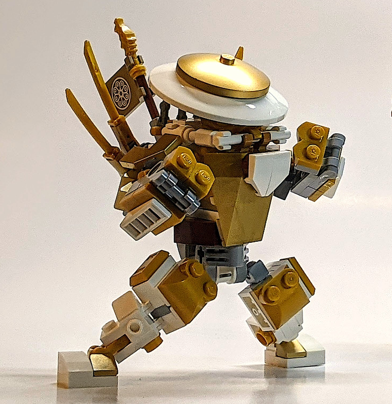 LEGO MOC Lloyd's GOLDEN MECH | LEGO Ninjago Microfighters by Brick ...