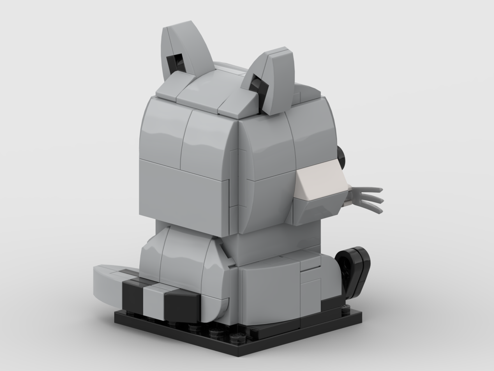 LEGO MOC Raccoon by Hiddenface | Rebrickable - Build with LEGO