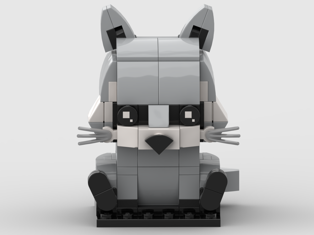 LEGO MOC Raccoon by Hiddenface | Rebrickable - Build with LEGO