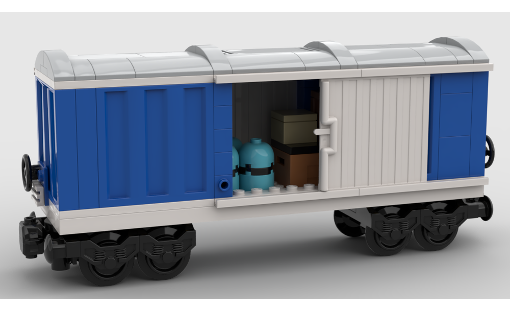 LEGO MOC Lightweight Boxcar by Rocket Racer318 | Rebrickable - Build ...