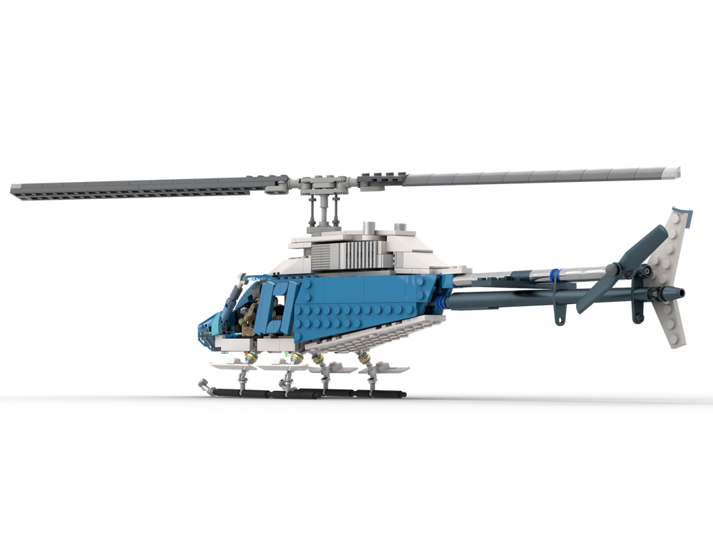 LEGO MOC-85653 Bell 206 Jet Ranger by Czifi | Rebrickable - Build with LEGO