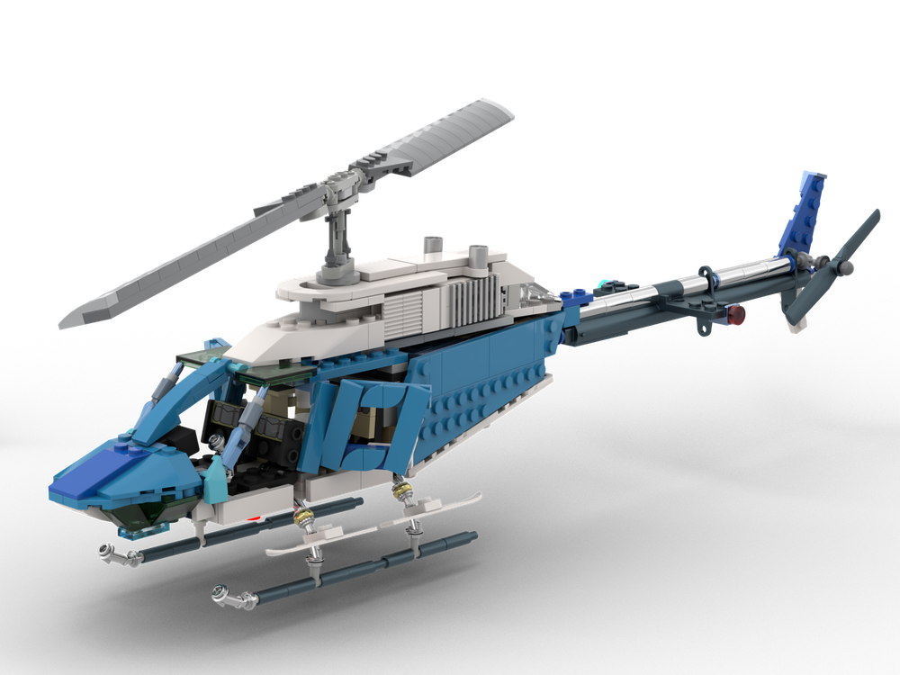 LEGO MOC Bell 206 Jet Ranger by Czifi | Rebrickable - Build with LEGO