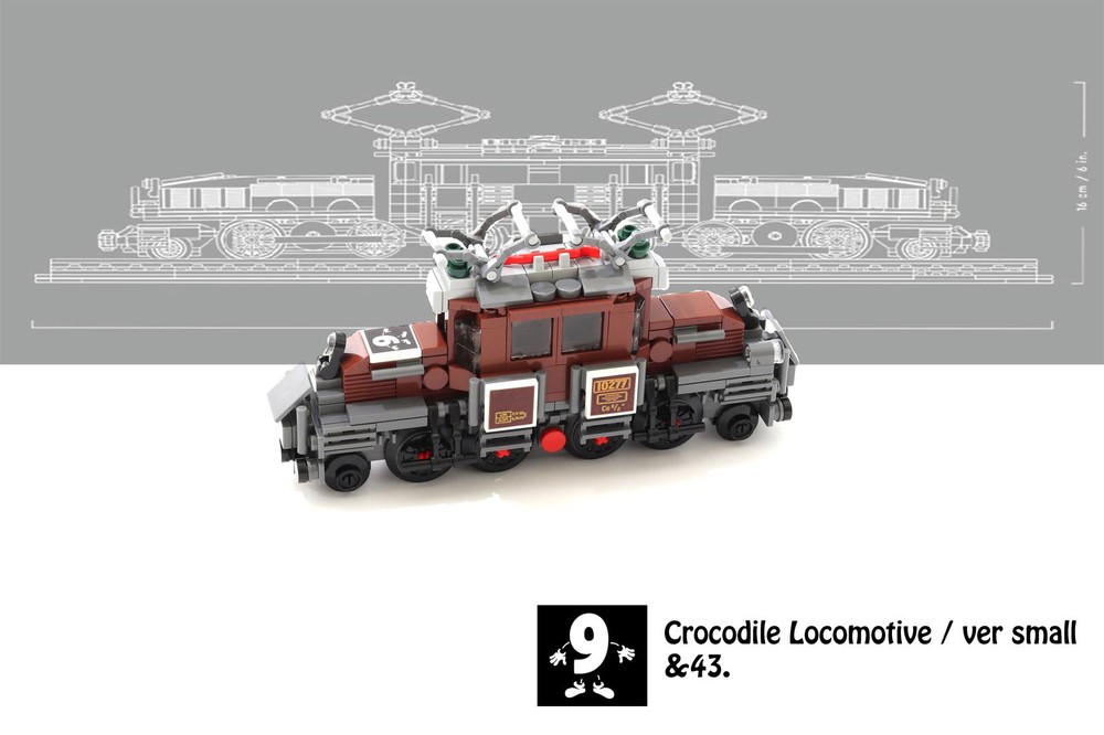 LEGO MOC &43. Mini Crocodile Locomotive ver small by number_nine ...