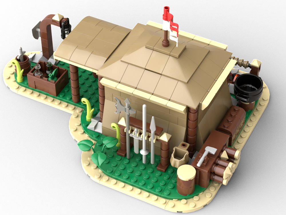 LEGO MOC Knight tent by dariusdrum | Rebrickable - Build with LEGO