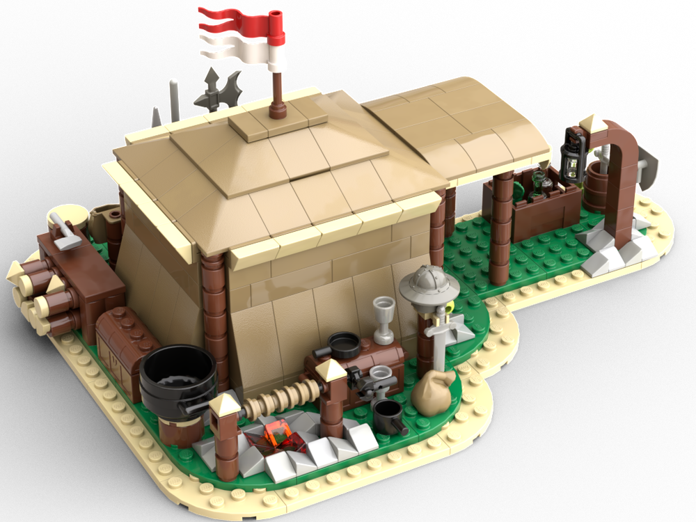 LEGO MOC Knight tent by dariusdrum | Rebrickable - Build with LEGO