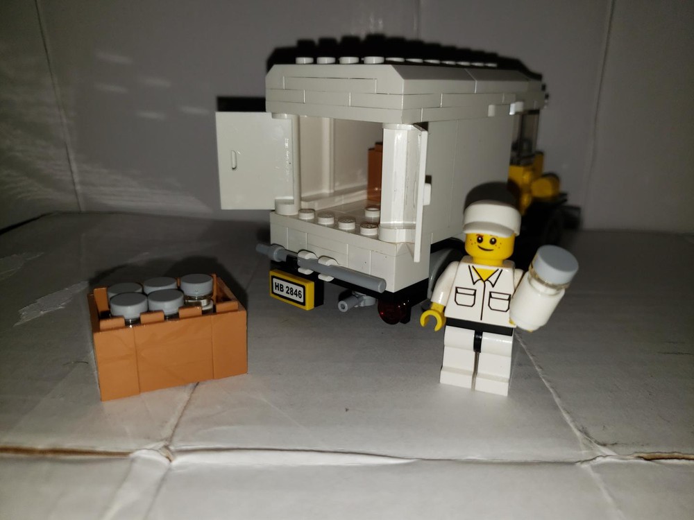 LEGO MOC Milk Van by Rocket Racer318 | Rebrickable - Build with LEGO