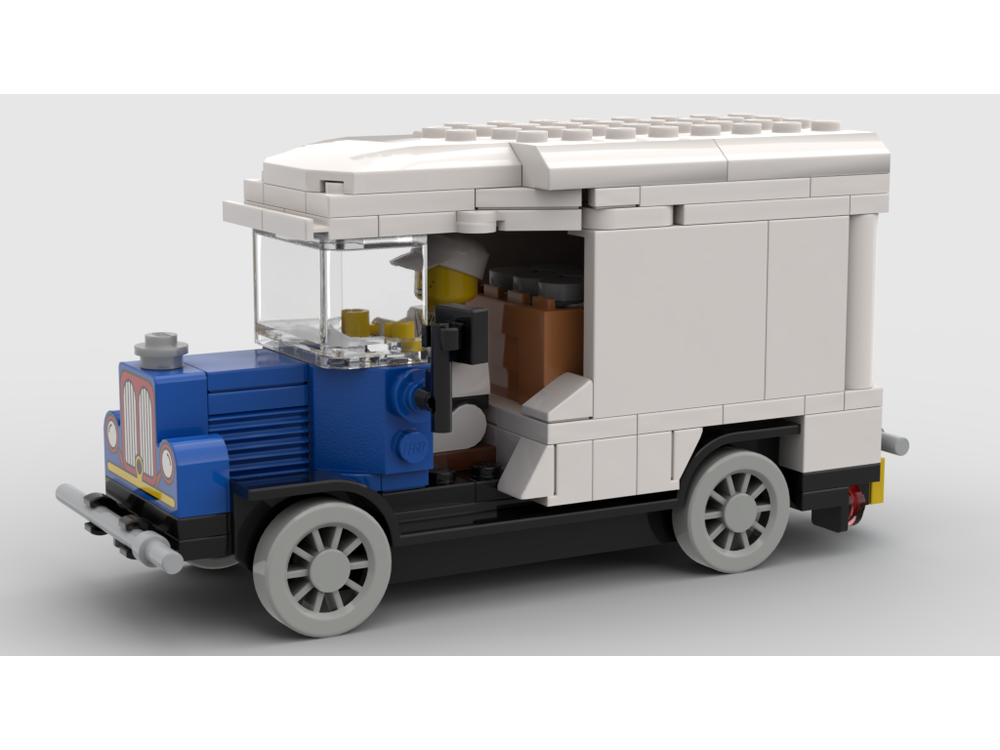 LEGO MOC Milk Van by Rocket Racer318 | Rebrickable - Build with LEGO