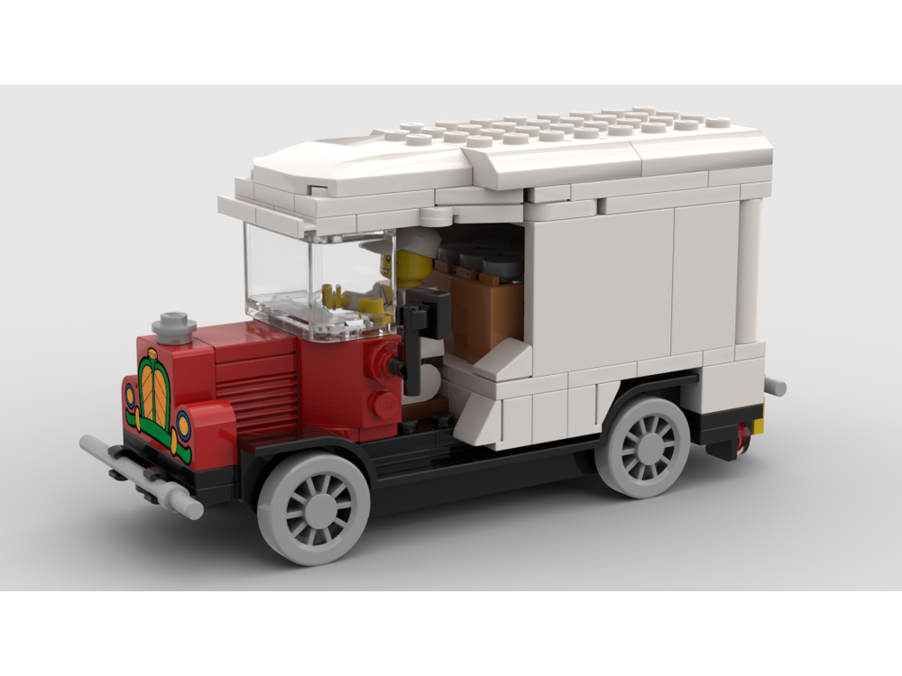 LEGO MOC Milk Van by Rocket Racer318 | Rebrickable - Build with LEGO