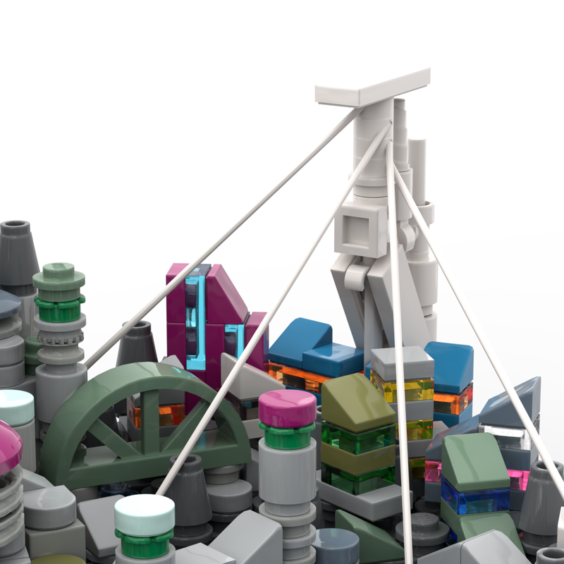 LEGO MOC Micro Hidden Mist Village by Pollen_Asneeze | Rebrickable ...