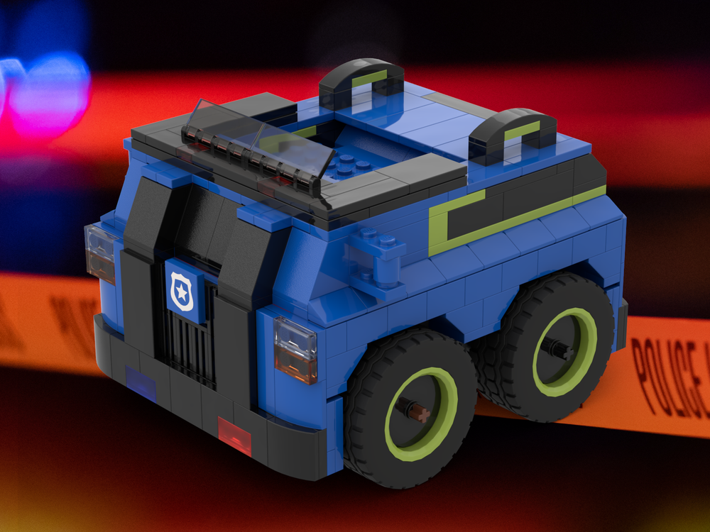 Lego Moc Chase Car Rc By Highking Rebrickable Build With Lego