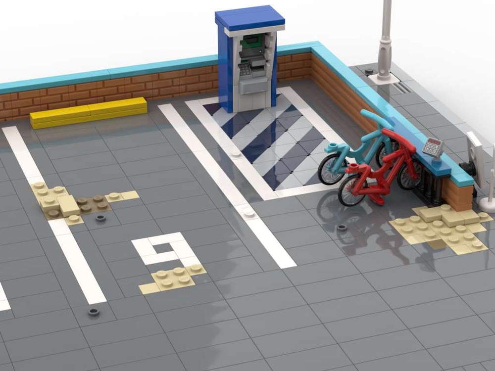 LEGO MOC Modular Beach Parking Lot by IBrickedItUp | Rebrickable ...