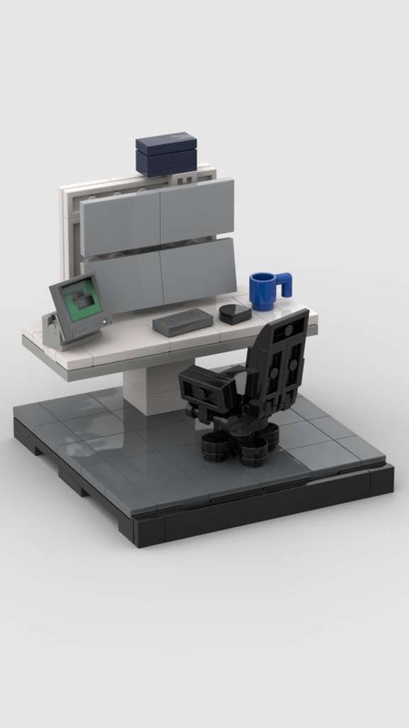 LEGO MOC Dutch Police Dispatch Room Workspace by Tiny Bricks ...