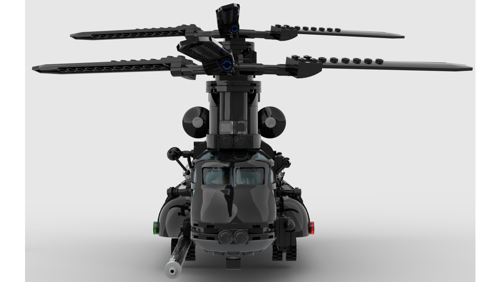 LEGO MOC MH-47G Special Forces Chinook by DinDJarJarin | Rebrickable ...
