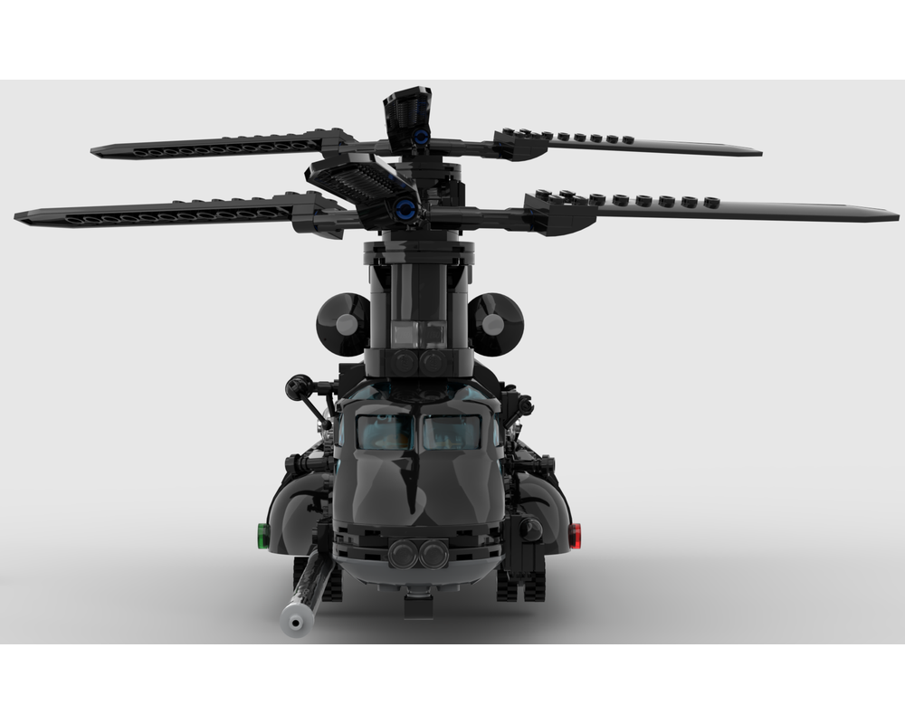 LEGO MOC MH-47G Special Forces Chinook by DinDJarJarin | Rebrickable ...