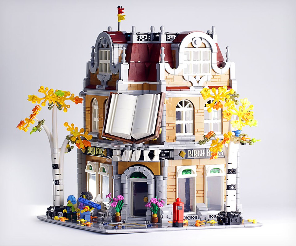 LEGO MOC Bookshop by Frostbricks | Rebrickable - Build with LEGO