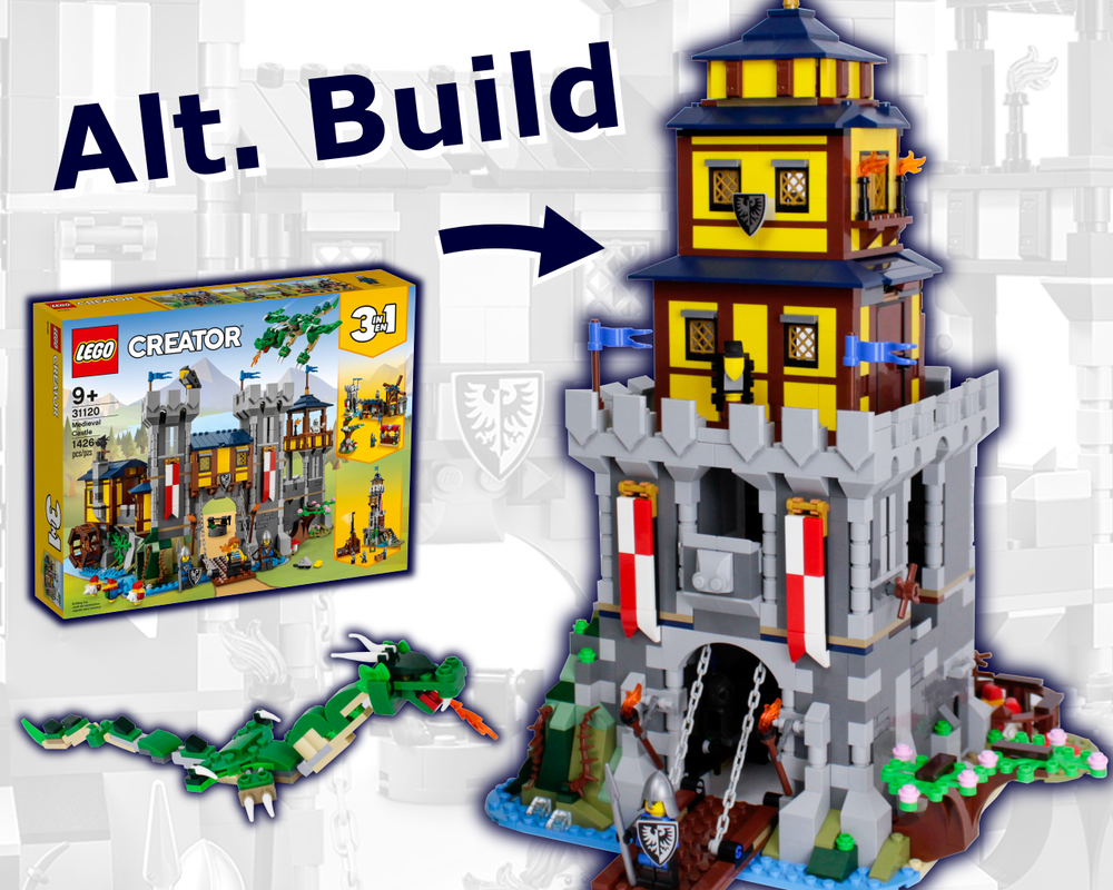 LEGO MOC Japanese Medieval Castle Alt Build by Stonewall Bricks ...