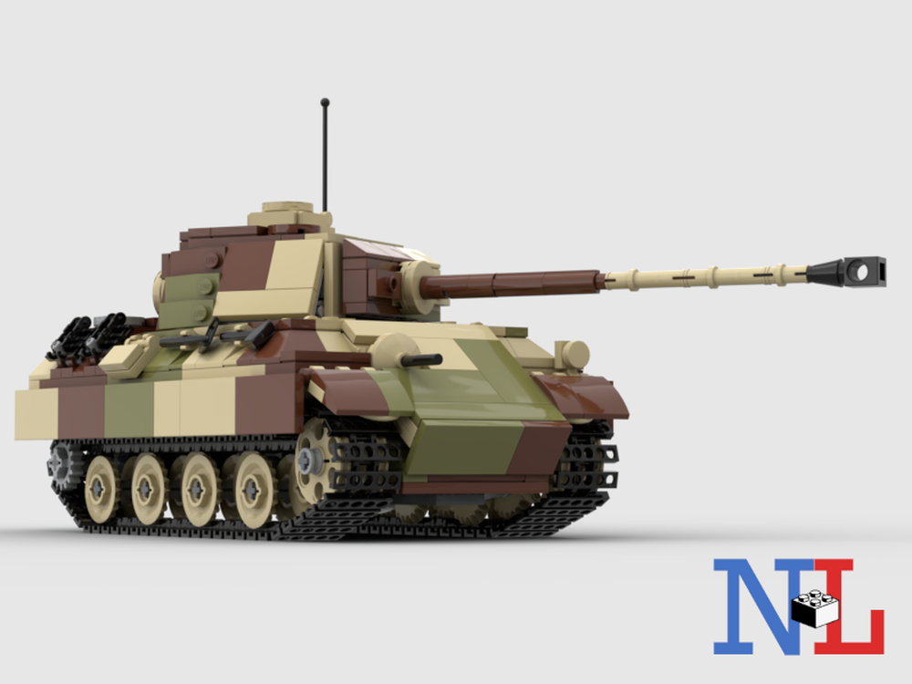 LEGO MOC WW2 Panther G German Tank (Ambush) by NLBricks | Rebrickable ...