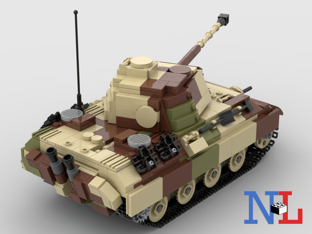 LEGO MOC WW2 Panther G German Tank (Ambush) by NLBricks | Rebrickable ...