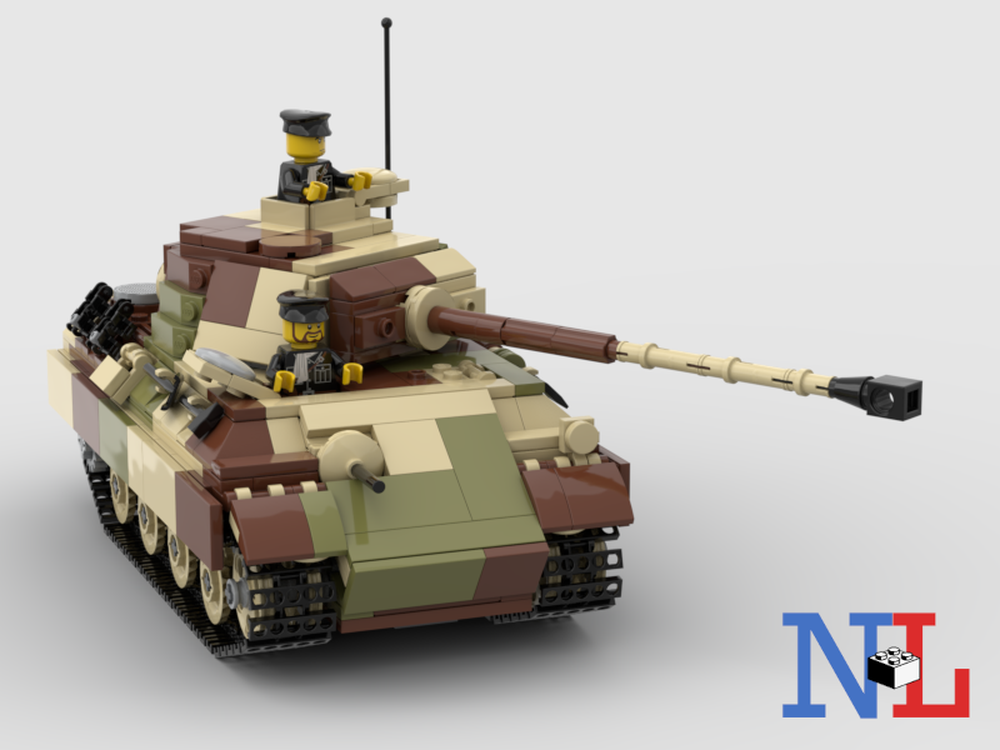 LEGO MOC WW2 Panther G German Tank (Ambush) by NLBricks | Rebrickable ...