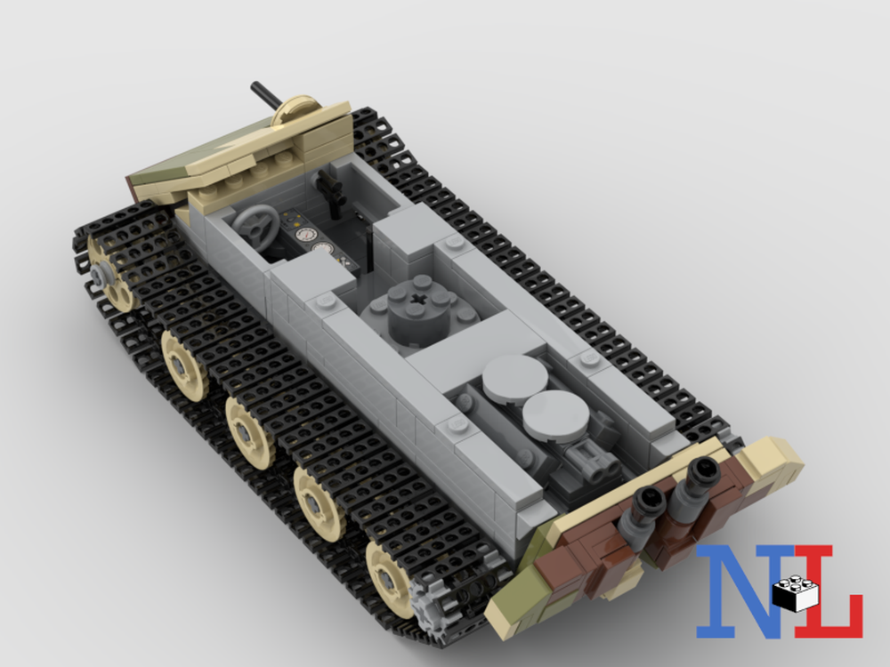 LEGO MOC WW2 Panther G German Tank (Ambush) by NLBricks | Rebrickable ...