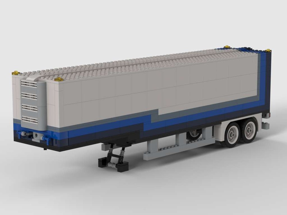 LEGO MOC Trailer for Truck with V12 in Bluetones by rayb | Rebrickable ...