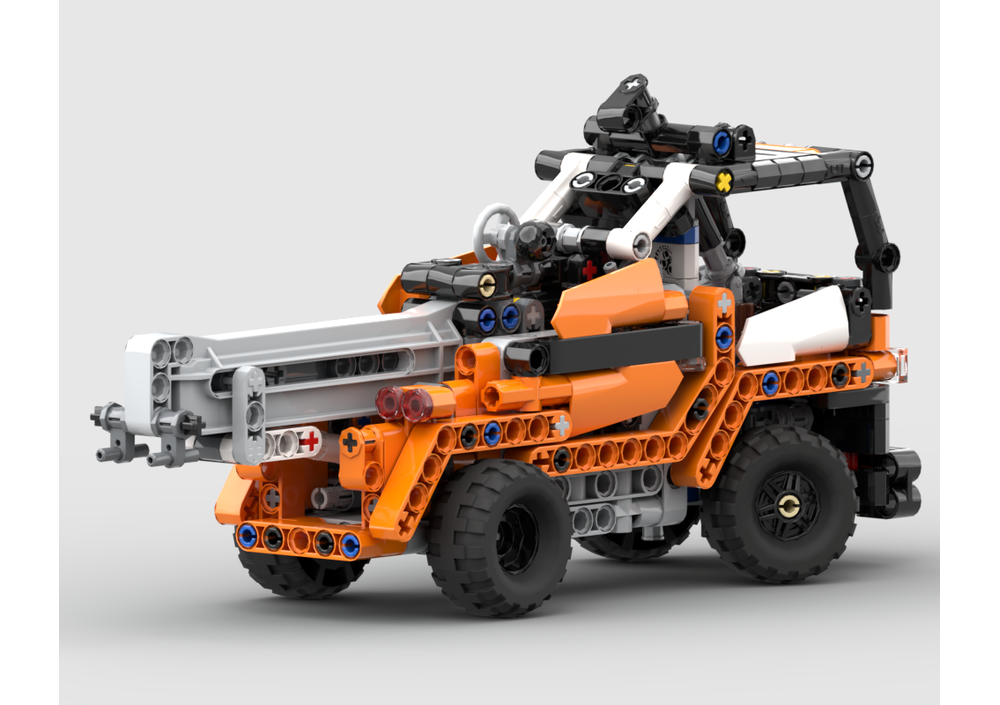 LEGO MOC Crane Truck 42062 C-Model by Legonid | Rebrickable - Build ...