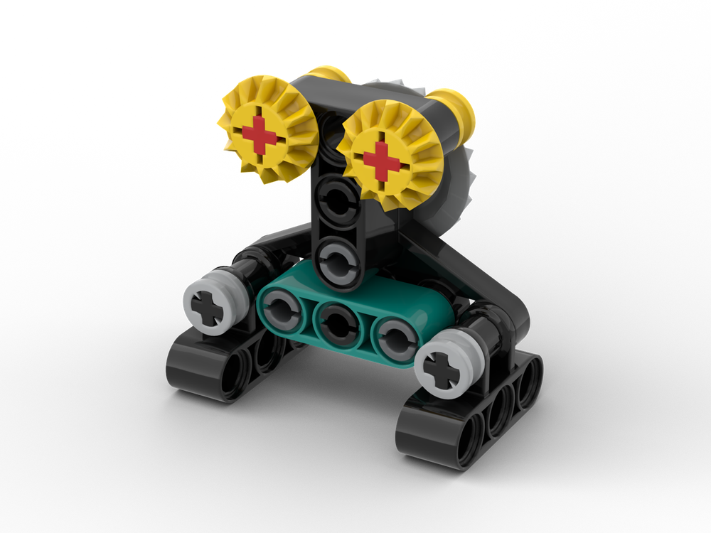 Lego Moc Mini Robot By Amyton Rebrickable Build With Lego