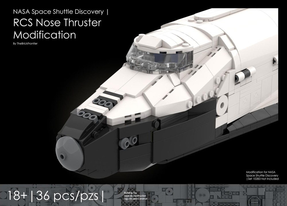 LEGO MOC NASA Space Shuttle Discovery - RCS Nose Thruster Modification ...