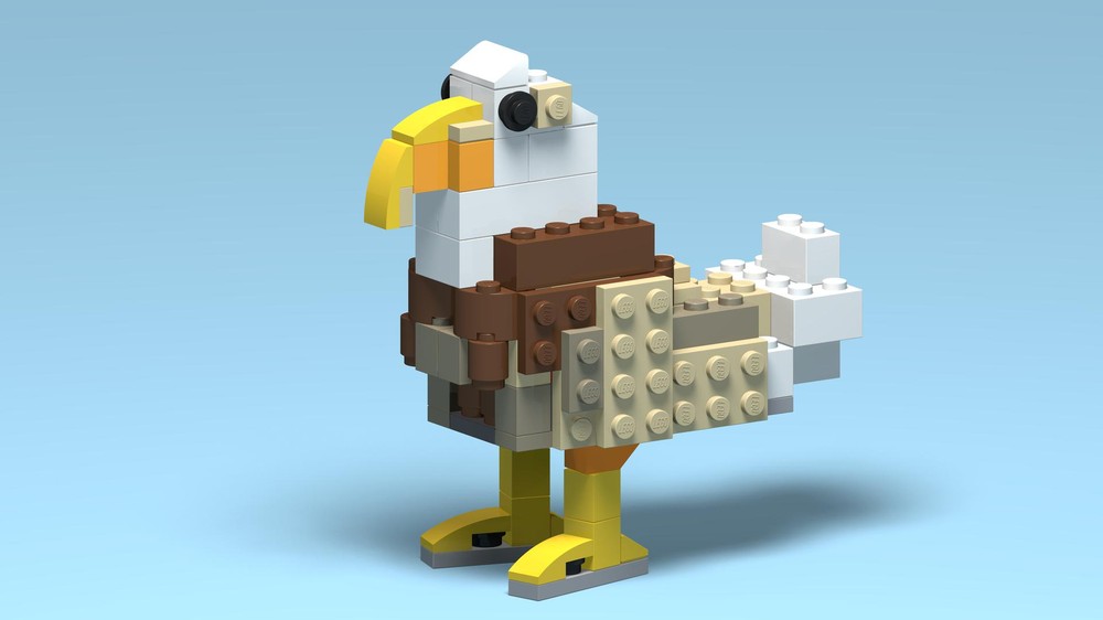 Lego Moc Bygglek Bald Eagle By Mattking4 Rebrickable Build With Lego