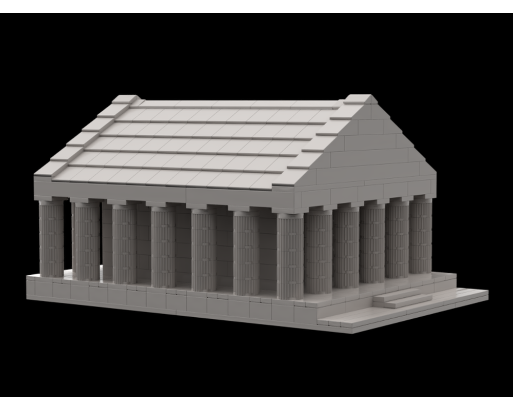 LEGO MOC Greek temple III: Peripteros by eisi77 | Rebrickable - Build ...