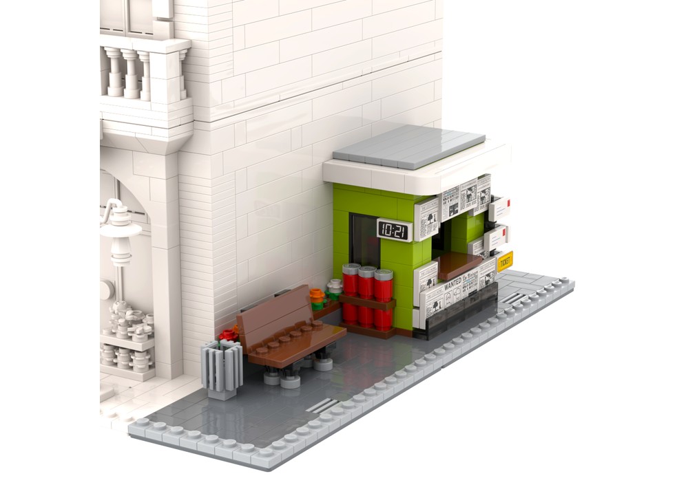 LEGO MOC Corner Extension 5 (Kiosk) by Br1ckD3sign | Rebrickable ...