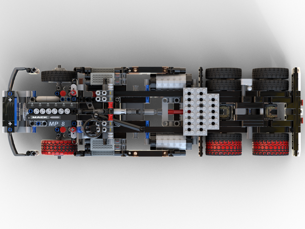 LEGO MOC 42078 Mack Anthem - "Dually" / double tires MOD (70490 tires ...