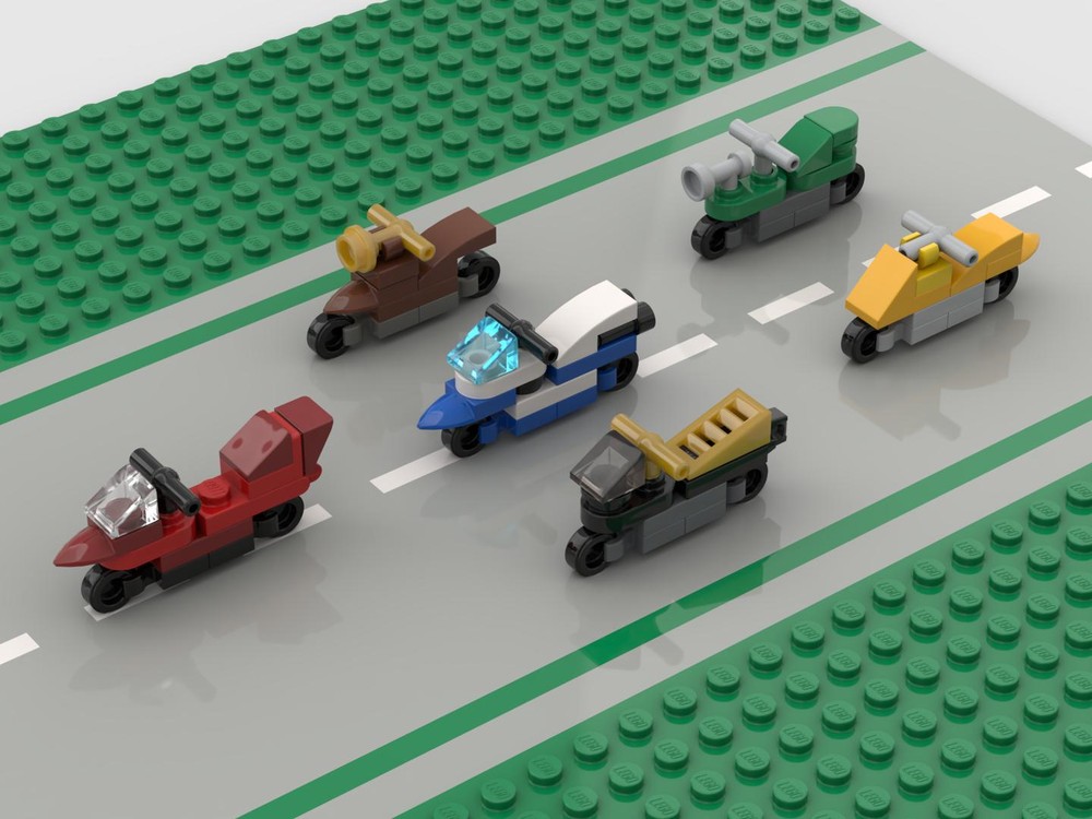 LEGO MOC-85973 Nano motorbikes volume 2 by aquir | Rebrickable - Build ...
