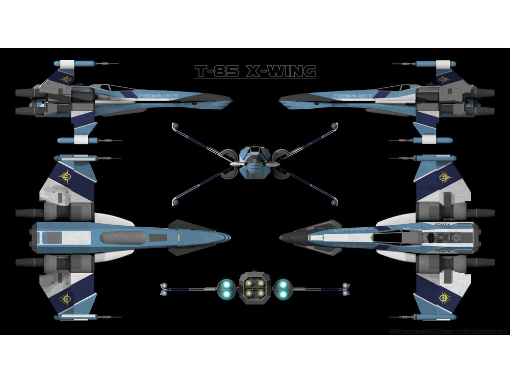 LEGO MOC X-Wing T-85 from the "Resistance" series by Bigfoot.max ...