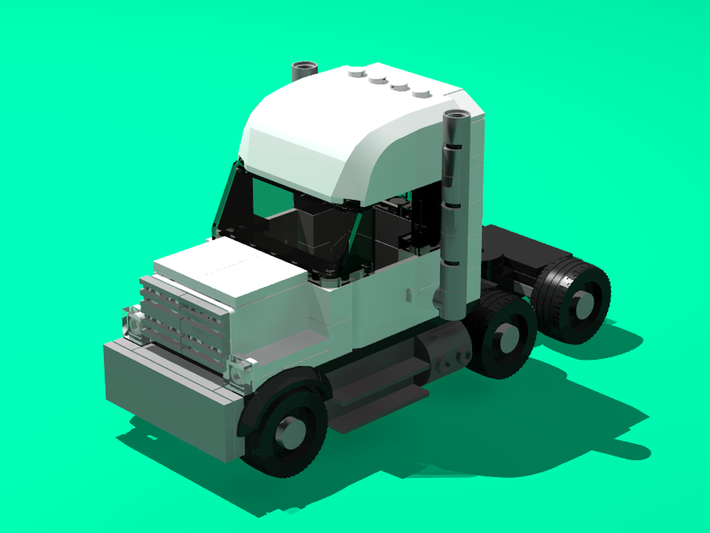LEGO MOC Semi Truck by The Lego Master | Rebrickable - Build with LEGO