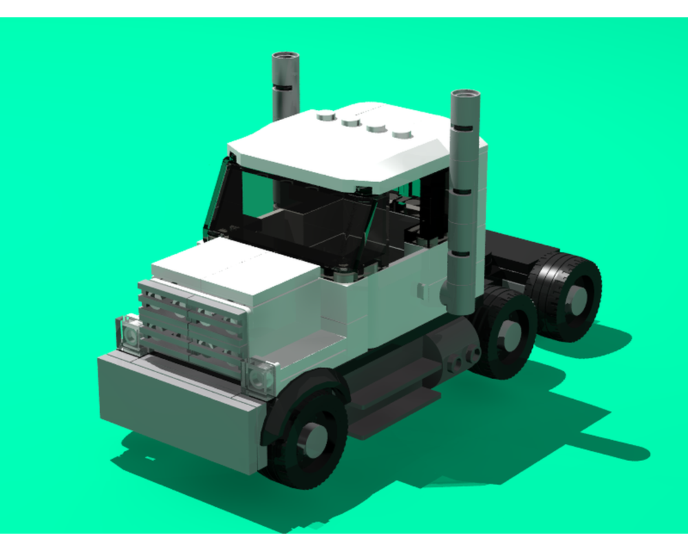 LEGO MOC Semi Truck by The Lego Master | Rebrickable - Build with LEGO
