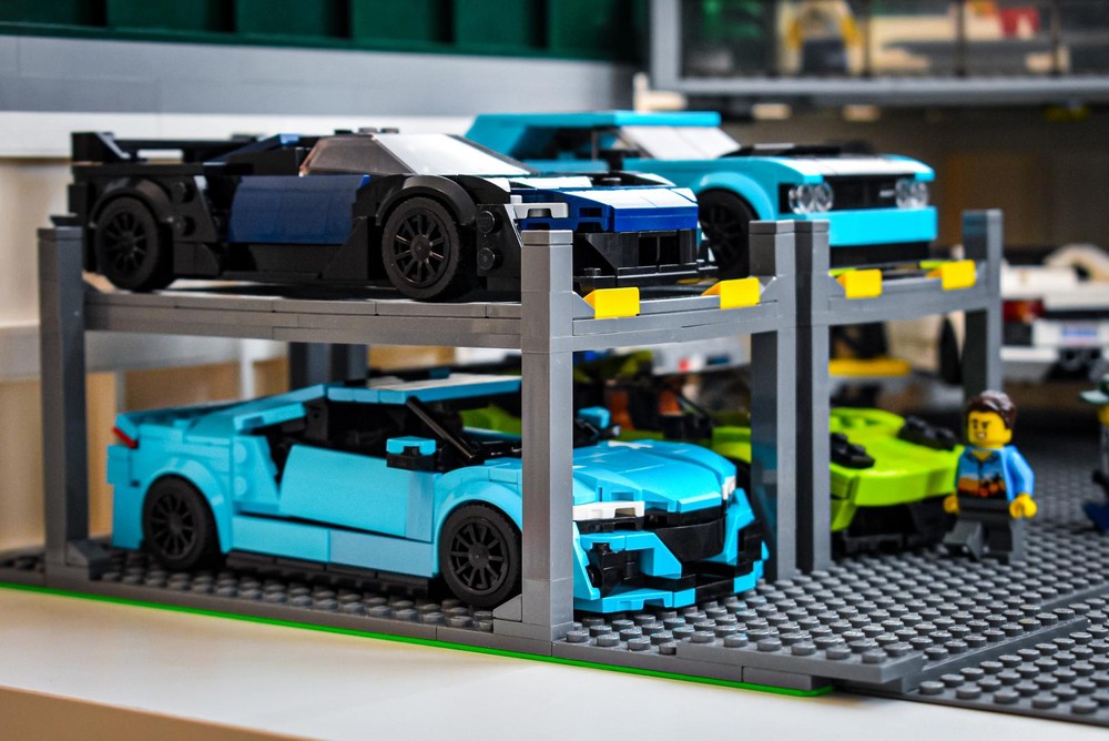 LEGO MOC Speed Champions Car Lift by mcgwerks | Rebrickable - Build ...