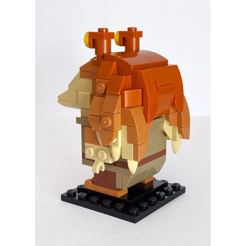 LEGO MOC Jar Jar Binks BrickHeadz by Stormythos | Rebrickable - Build ...