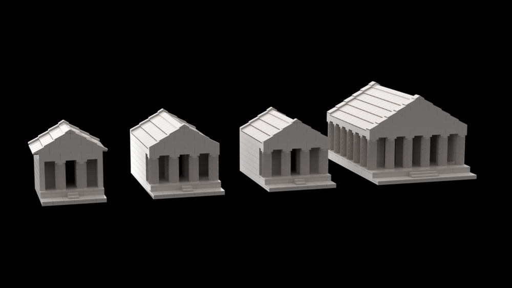 LEGO MOC Greek temple architecure by eisi77 | Rebrickable - Build with LEGO