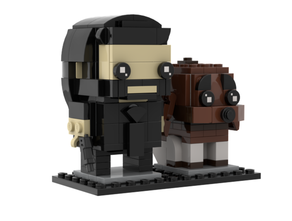 LEGO MOC John Wick + Daisy - Brickheadz by togemini | Rebrickable ...