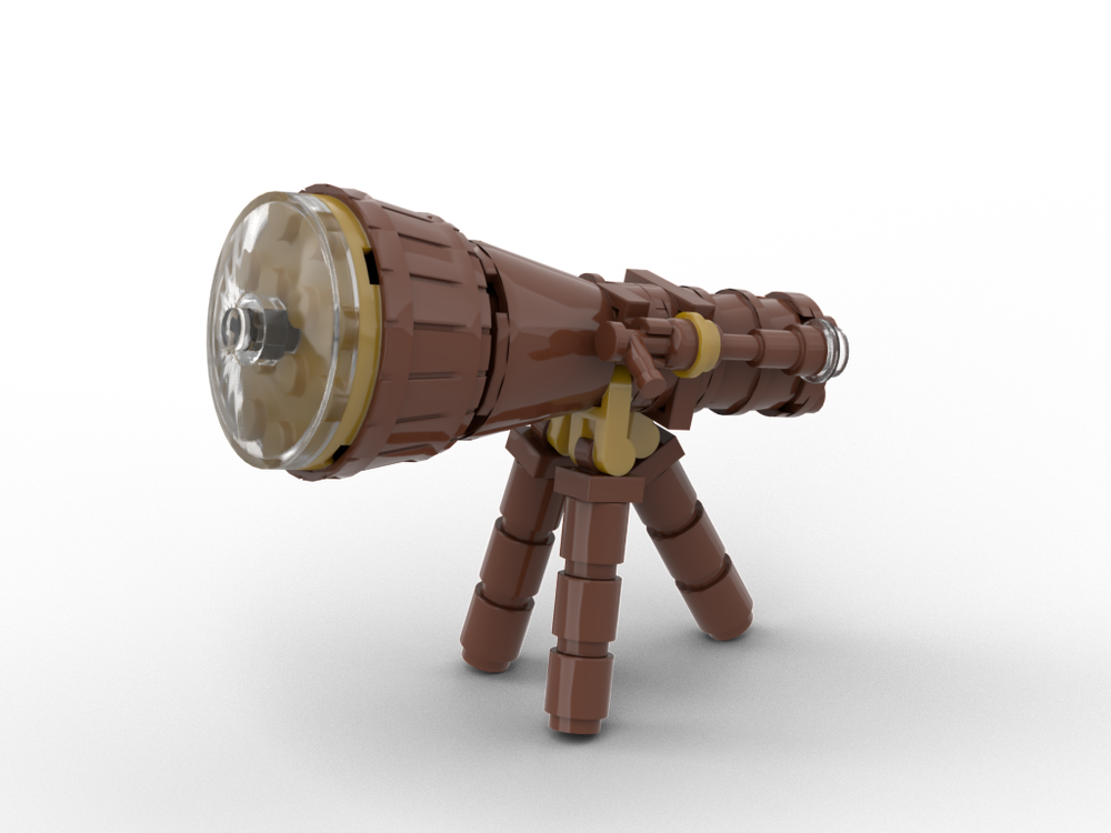 LEGO MOC Wooden Telescope by BuildMaster | Rebrickable - Build with LEGO