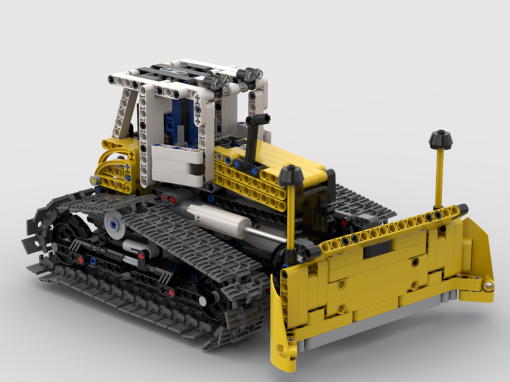 LEGO MOC RC Bulldozer by SF_Bricks | Rebrickable - Build with LEGO