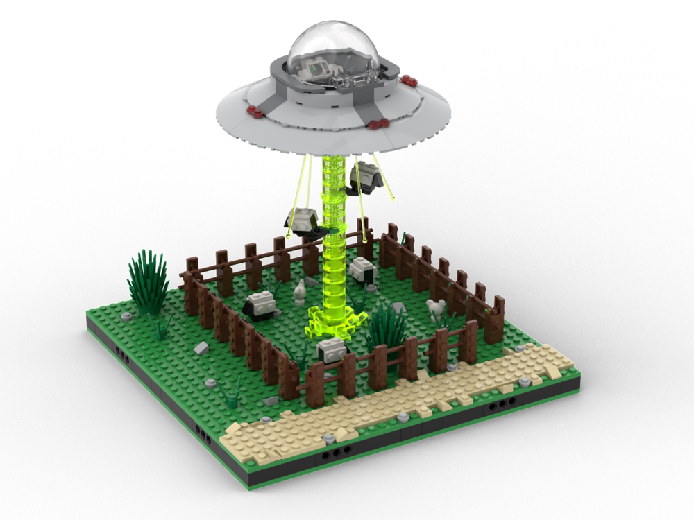 LEGO MOC Alien Abduction by gabizon | Rebrickable - Build with LEGO