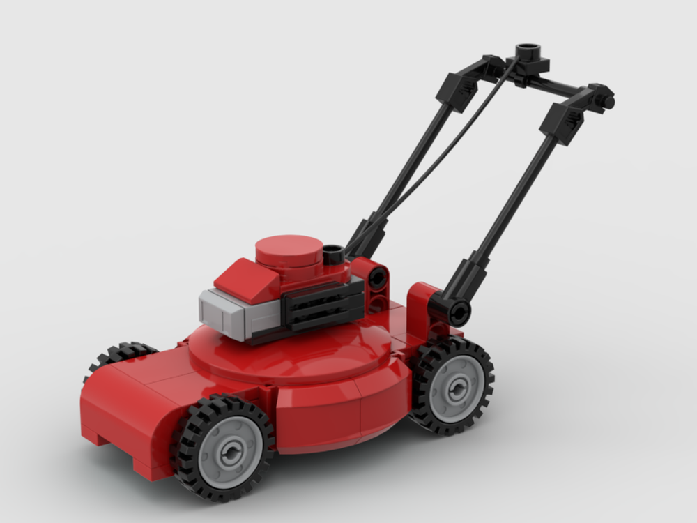 Lego Moc Lawnmower By Farndellk Rebrickable Build With Lego