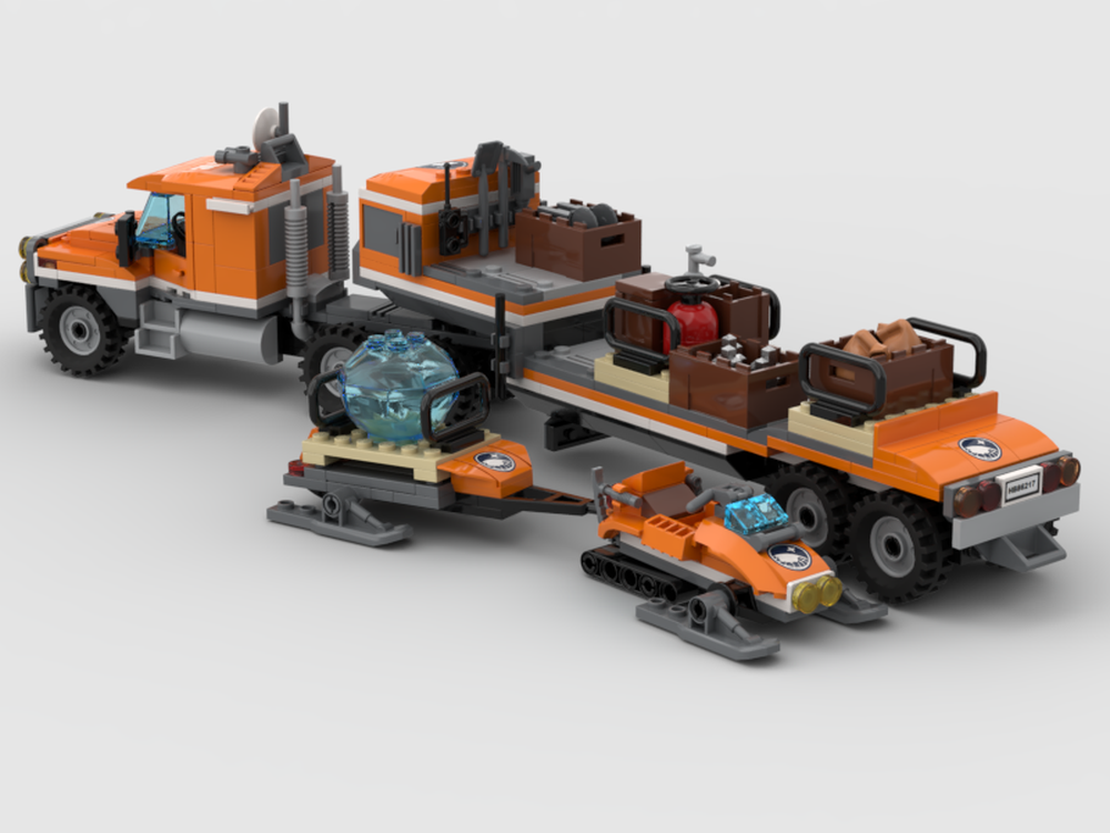 LEGO MOC Arctic Supply Truck by HaulingBricks | Rebrickable - Build ...
