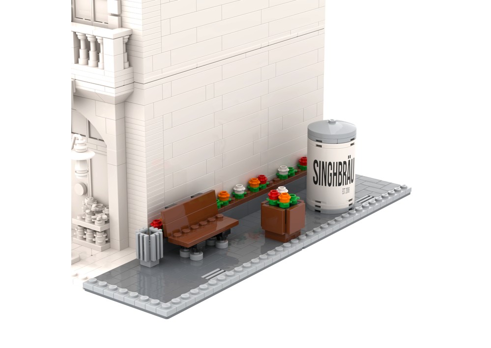 LEGO MOC Corner Extension 6 (Advertising Column) by Br1ckD3sign ...
